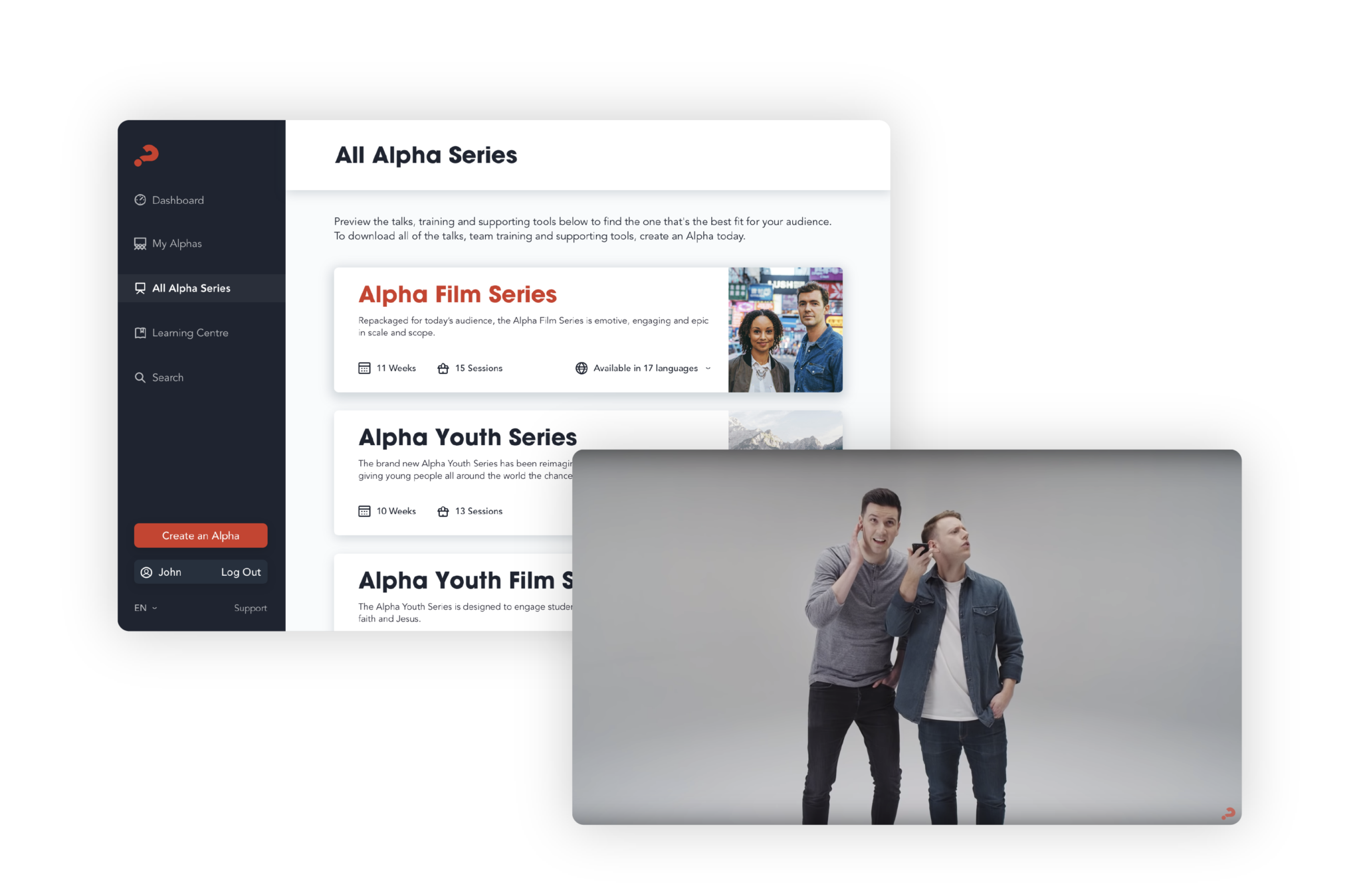 Running Alpha - Alpha